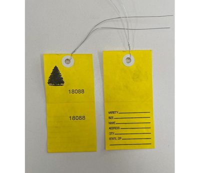 Buy Tree Tags - Bundle - Yellow Online in Australia - Christmas Tree Stands